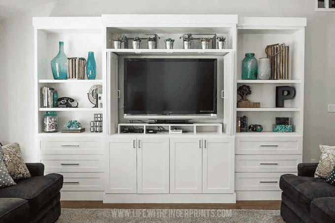 23 Excellent DIY Built-in Entertainment Center Plans