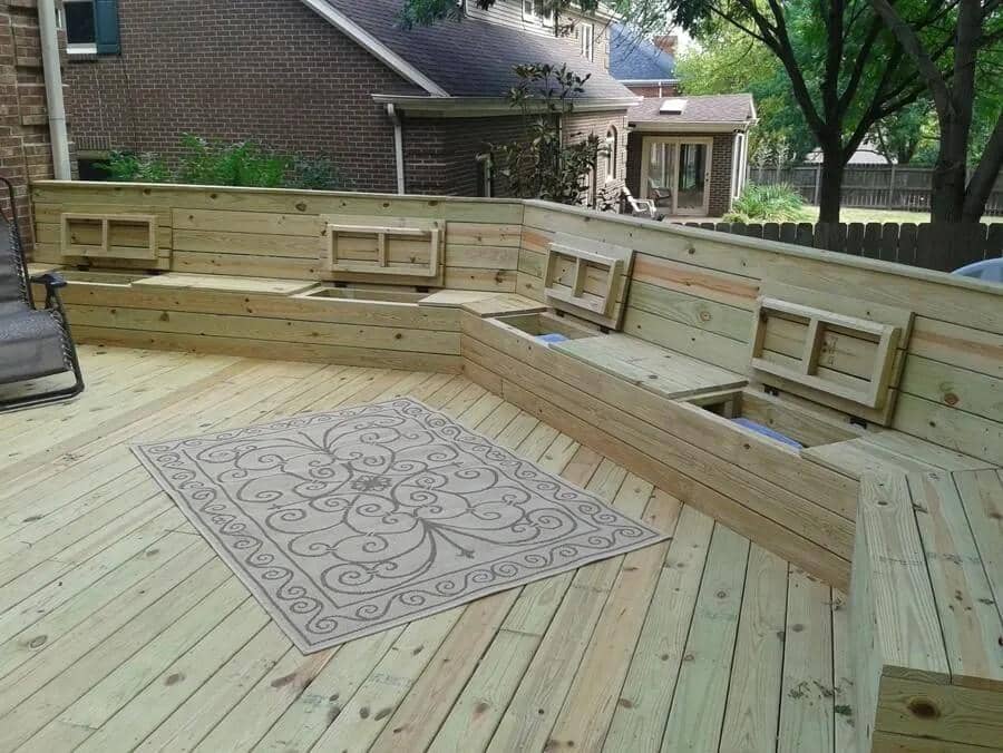 9 Free Creative DIY Deck Plans And Design Ideas - Pro Tool Guide